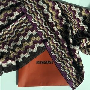 Missoni | Accessories | Missoni Wool Large Scarf With Fringe | Poshmark